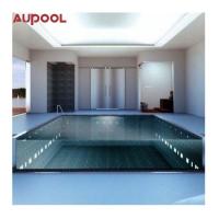 China 36V Automatic Electric Cover for Swimming Pool Design Clear Acrylic Glass Sheet Panels for sale