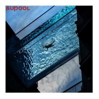 China Outdoor Prefabricated Acrylic Pool Window with UV Protection and Overflow Design for sale