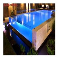 China Customized Glass Above Ground High Transparency Acrylic Swimming Pool Wall Window Panels for sale