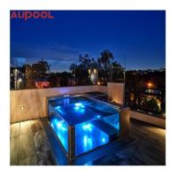 China Transparent Water Bridge with High Light Transmission and 1.2g/cm3 Density in the Sky for sale