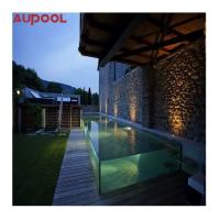 China Prefab Luxury Lap Backyard House with Furnished Swimming Pool and Customizable Design for sale