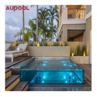 China Pool Container Acrylic Plexiglass Sheet for Outdoor Infinity Swimming Pool Design for sale