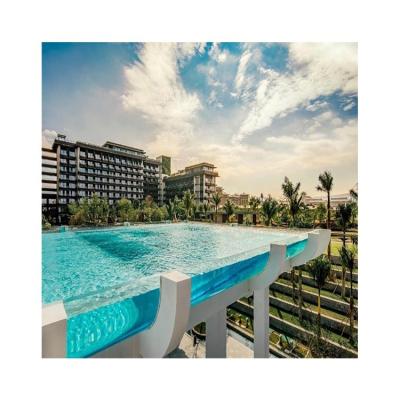 China 6 Meter Length Modular Homes Underground Full Acrylic 12 Person Swim Pool for Outdoor Big Pool for sale