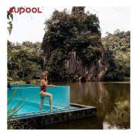 China Prefabricated Outdoor Pool Acrylic Luxurious plexiglass Steel Structure Swimming Pool for sale