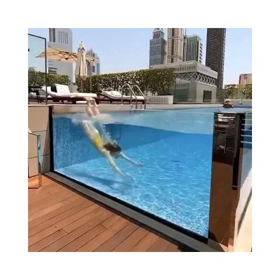 China Direct Sale of Customized Rectangle Fish Aquarium Acrylic Sheet for Inground Pool for sale
