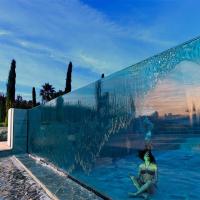 China Pool Glass Thick Transparent Sheet Acrylic Swimming Pool for Outdoor Pool Construction for sale