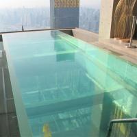 China Durable Family Swimming Pool AUPOOL Modern Design Outdoor Clear Acrylic Swimming Pool for sale