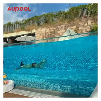China Advantageous Fiberglass Swimming Pool with Tanning Ledge Customized Size and Superior for sale