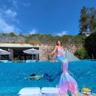 China Customer's Demand Clear Acrylic Swimming Pool Wall Container for Outdoor Installation for sale