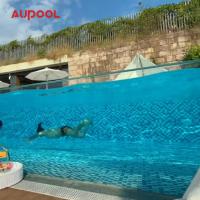China Pools Outdoor Swimming Pool Thick Glass Transparent Plastic Sheet Acrylic Swimming Pool for sale