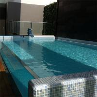 China Outdoor Fiberglass Swimming Pool Density 1.19-1.20kg/cm3 High Light Transmission 93% for sale