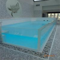 China Outdoor Fiberglass Swimming Pool Density 1.19-1.20kg/cm3 High Light Transmission 93% for sale