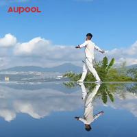 China Transparent 100Mm Swim Pool Wall Bottom And Side Panel For Swimming Pool From Aupool for sale