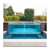 China Custom Aupool Weather Resistance Swimming Pool Panel Acrylic for sale