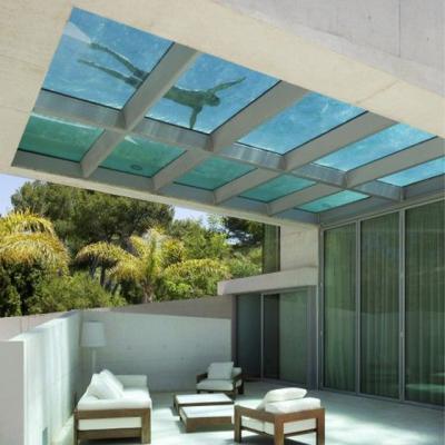 China High Light Transmission Acrylic Glass Swimming Pool Wall Panels for sale