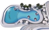 China Acrylic Swimming Pool Bottom Pool Spliced Together For Villa Jacuzzi And More for sale