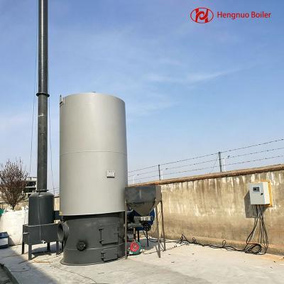 China Industrial LRF Vertical Fire Water Tube Hot Air Furnace Boiler Coal Wood Biomass Low Pressure Automatic Three-Pass Dust for sale