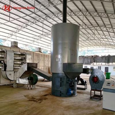 China LRF Vertical 0.7 MW Biomass Hot Air Furnace Boiler Continuous Heating Automatic for sale