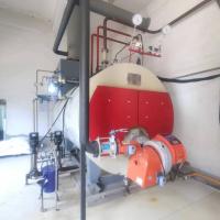 China Long Service Life Automatic Horizontal 1-6 Ton Industrial Hot Water Boiler Machine High Efficiency for sale