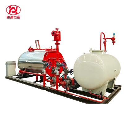 China YY (Q) W-Type Horizontal Heat Transfer Oil Boiler Induction Oil Boiler Fire and Water Tube Boiler for sale