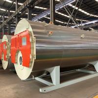 China China Manufacturer Price HengNuo Industrial Automatic 1-20Tons Horizontal Gas Hot Water Boiler High Efficiency 85% 2 Year for sale