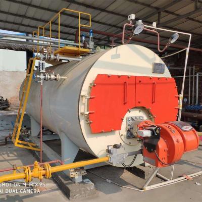 China Cheap Industrial Horizontal Automatic Hot-water Boiler Machine 2000kg/h Gas Fired High Pressure Hot-water Boiler for sale