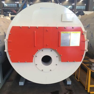 China 1t/h 2t/h Professional Industrial Horizontal Hot-water Boiler with Automatic Control for Leather Working Plants for sale