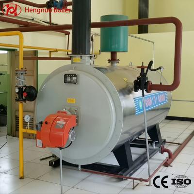 China Dependable Low Pressure Horizontal Gas Diesel Hot Water Boiler 0.7-7MW Hotel Use High Efficiency for sale
