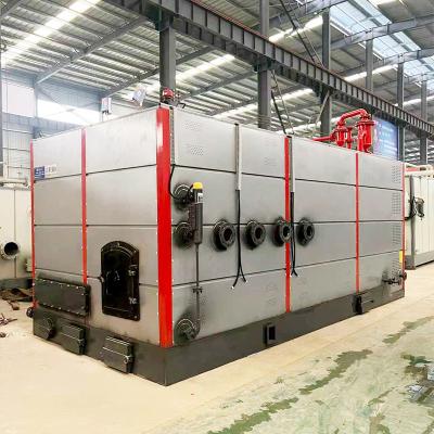 China HengNuo Horizontal Automatic 0.5-15 Ton Industrial Fuel Gas Fire Water Tube Steam Generator Q345R Steel Natural Circulation Low for sale