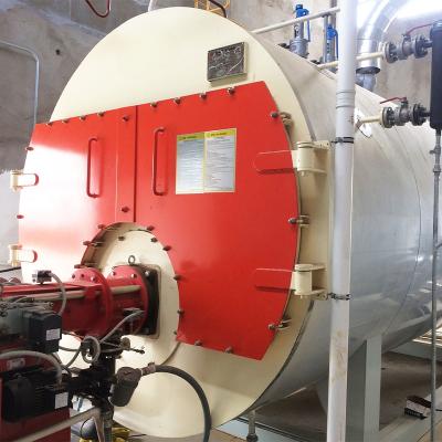 China WNS Horizontal Fuel Gas Pressurized Industrial Automatic Steam Hot Water Boiler for sale