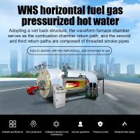China Electric WNS Horizontal Fuel Gas Hot Water Boiler 1-20 Ton Pressurized Hot Water Boiler for sale