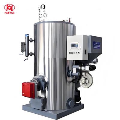 China Mini Fully Automatic Vertical Biomass Oil/Gas Fired Steam Boiler 200-1000kg Capacity Industrial Use Fire Water Tube High for sale