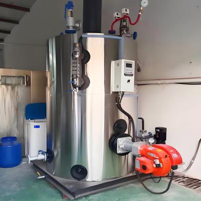 China Vertical Low Pressure Industrial 1000kg Superheated Natural Gas Oil Fired Steam Generator Boiler Automatic PLC Control High for sale