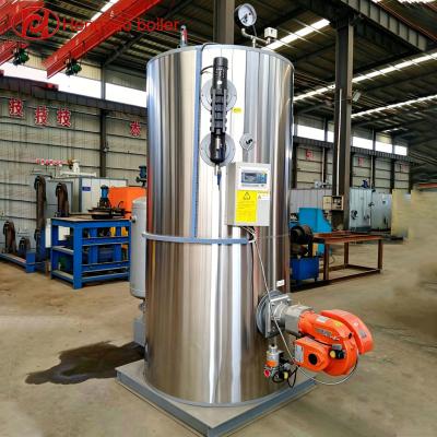 China 0.2 Ton Small Industrial Vertical Natural Circulation Fire Tube Stainless Steel Low Pressure Diesel Gas Oil Fired Steam Boiler for sale