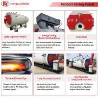 China WNS Automatic Fire Tube Horizontal Gas Oil Diesel Fired Steam Boiler 5000-20000kg/hr Industrial Use for sale