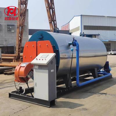 China High Temperature Horizontal 1-20t/h Industrial Automatic WNS Series Gas Oil-Fired Steam Boiler for sale
