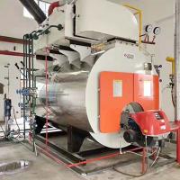 China WNS Heavy Oil Diesel Gas Dual Fuel Horizontal Industrial Steam Boiler 3 Ton Per Hour 10 bar with Italy Burner for sale