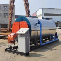 China HengNuo Energy-Saving WNS Series 1-20 Ton Natural Circulation Fire Water Tube Steam Boiler Light/Heavy Oil Gas Fuel Automatic for sale