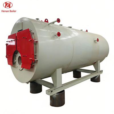 China 1-20 Tons WNS Low Pressure Fire Tube Horizontal Steam Boiler for Natural Gas Diesel Heavy Oil-Industrial Use for sale