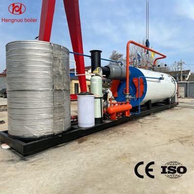 China WNS 4 Ton 4000kg/hr Natural Gas Steam Boiler Complete Package for Laundry Food Industry for sale