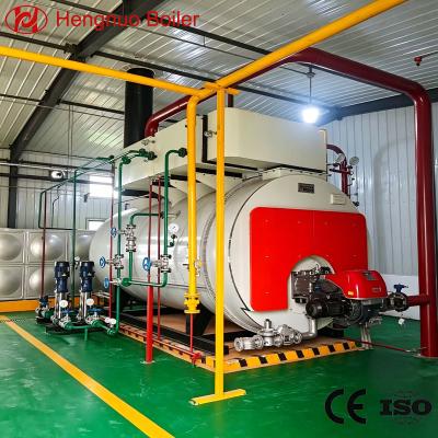 China Industrial 3 Ton Customizable Multi Fuel Natural Gas Diesel WNS Horizontal Automatic Fire Tube Steam Boiler for Textile Food for sale