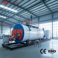 China WNS Series 1-20Ton Fully Automatic Natural Gas Wet Back Steam Boiler Horizontal Fire Tube CE ISO Certified High Efficiency for for sale