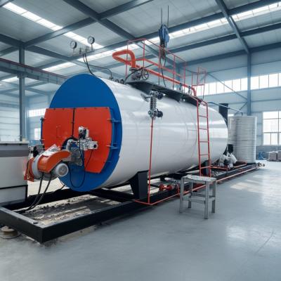 China High Efficiency Automatic WNS Series Horizontal Fire Tube Natural Gas Steam Boiler for Garment Textile Factory for sale