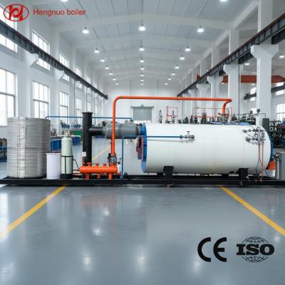 China 1-20Ton Natural Gas Wet Back Horizontal Three-pass Fully Automatic Oil and Gas Dual Fuel WNS Industrial Steam Boiler for sale