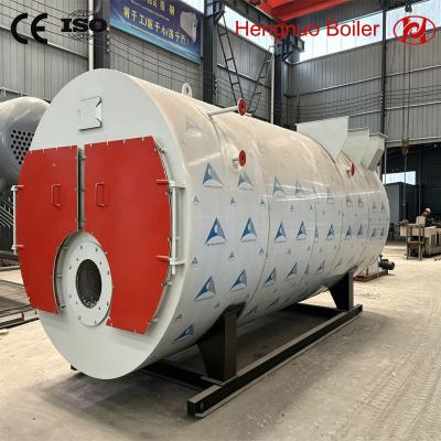 China 2026 New Natural Fully Automatic Horizontal WNS Industrial Gas Steam Boiler Skid Mounted with Free Installation for sale