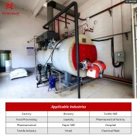China 2026 New Natural Fully Automatic Horizontal WNS Industrial Gas Steam Boiler Skid Mounted with Free Installation for sale