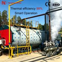 China 1.4-2.8MW Fully Automatic Horizontal WNS Natural Gas Steam Boiler with High Thermal Efficiency for Factory Central Heating for sale