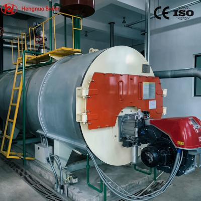 China Industrial Fully Automatic Control WNS 2-1.0-Q Y 2 Ton Natural Gas/Light Diesel Fired Horizontal Fire Tube Steam Boiler for Beer for sale