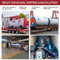 China Horizontal Low Pressure Industrial Steam Boiler with Natural Gas and Diesel Dual Fuel for sale