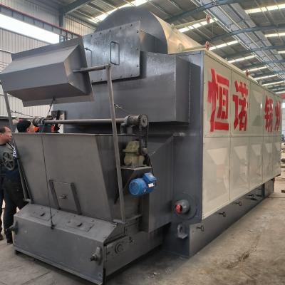 China Horizontal DZL Biomass Chain Steam Boiler Q345R Steel Plate Fully Automatic Operation for sale